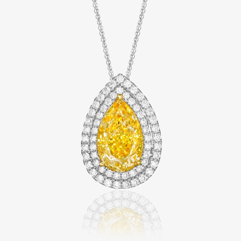 Shop Natural Yellow Diamond Necklace and Yellow Diamond Pendants